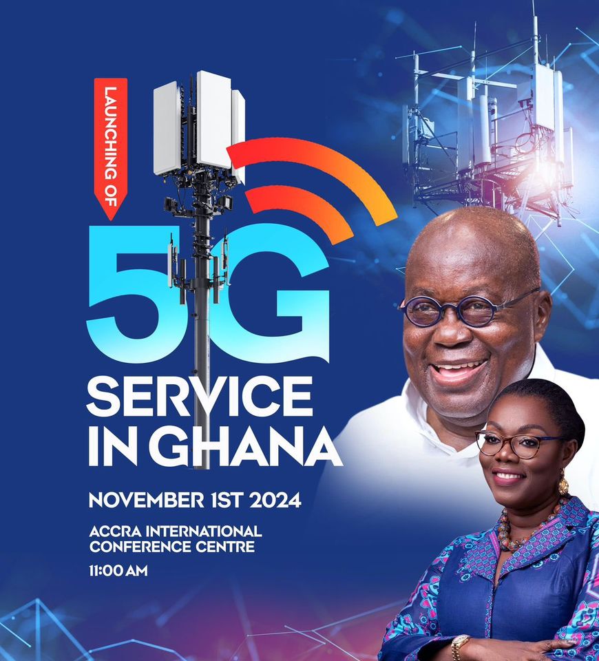High-Speed 5G internet service officially launched in Ghana – Voix of Ghana
